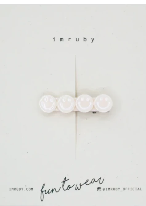 IMRUBY Bonnie Smiley Clip • Ecru – HARVEST CLUB