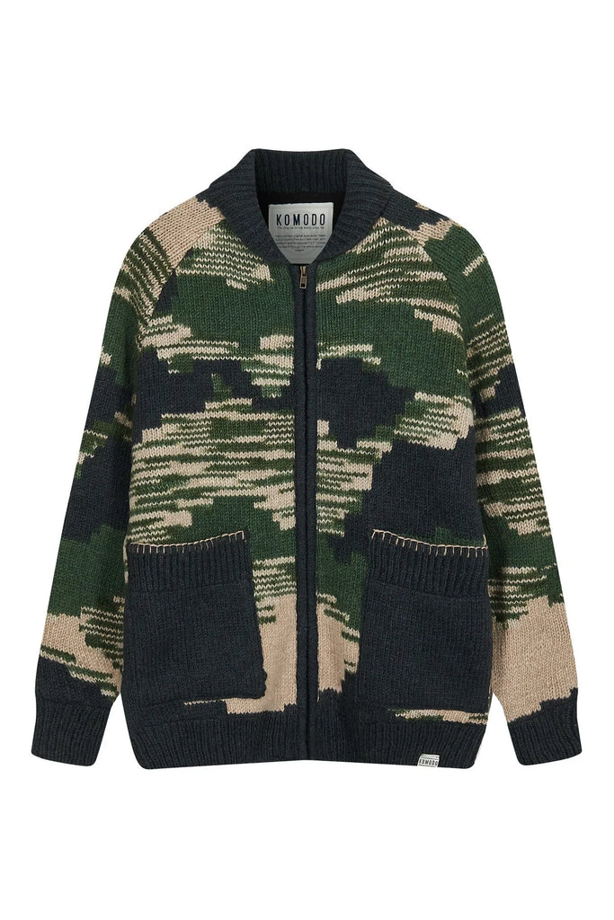 KOMODO Camo Jacket • Camo jacquard – HARVEST CLUB